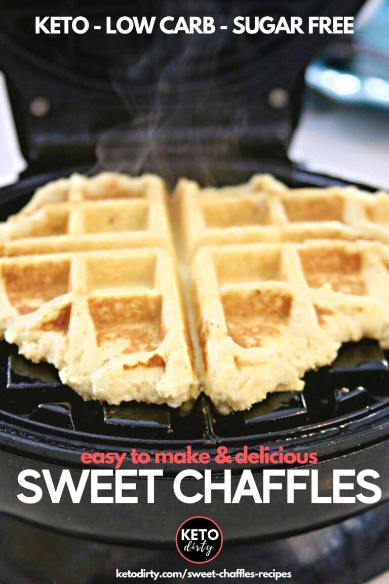 Sweet Chaffles Recipe Perfect Keto Dessert Or Breakfast