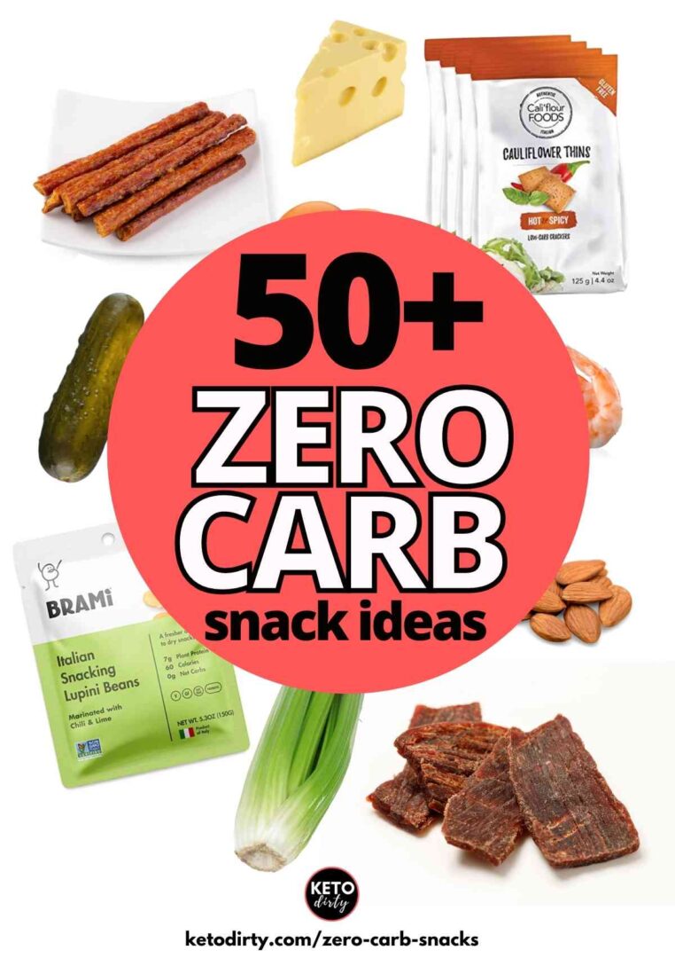 50 Zero Carb Snacks - Guilt-Free No Carb Foods For Snacking