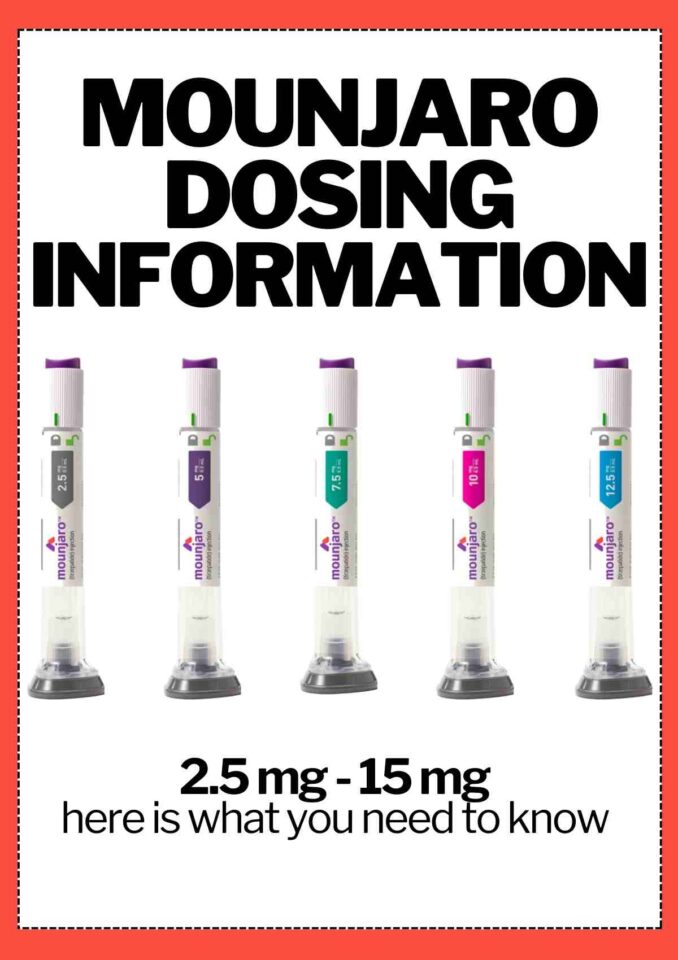 Helpful Mounjaro Dosing Information About The 6 Strengths