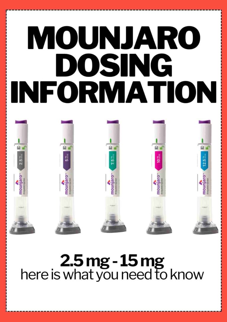Helpful Mounjaro Dosing Information About The 6 Strengths