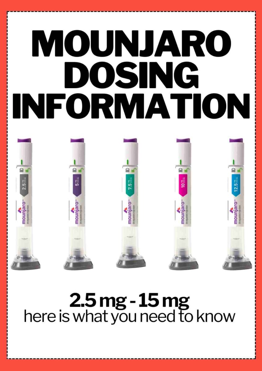 Helpful Mounjaro Dosing Information About The 6 Strengths
